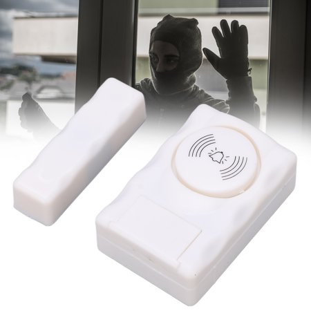 Senjay Door Magnetic Sensor,Wireless Door Window Magnetic Sensor 105dB ...