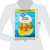 Great Value Baked Cheddar Cheese Penguin Crackers, 19 oz, Kosher Dairy ...
