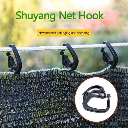 Shade Net Hook 100 Pcs Shading Net Hooks Plastic Hanging Hooks For ...