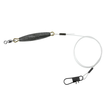 Hurricane Monofilament Double Drop Bottom Rig- 24 inches- 1 Pack ...