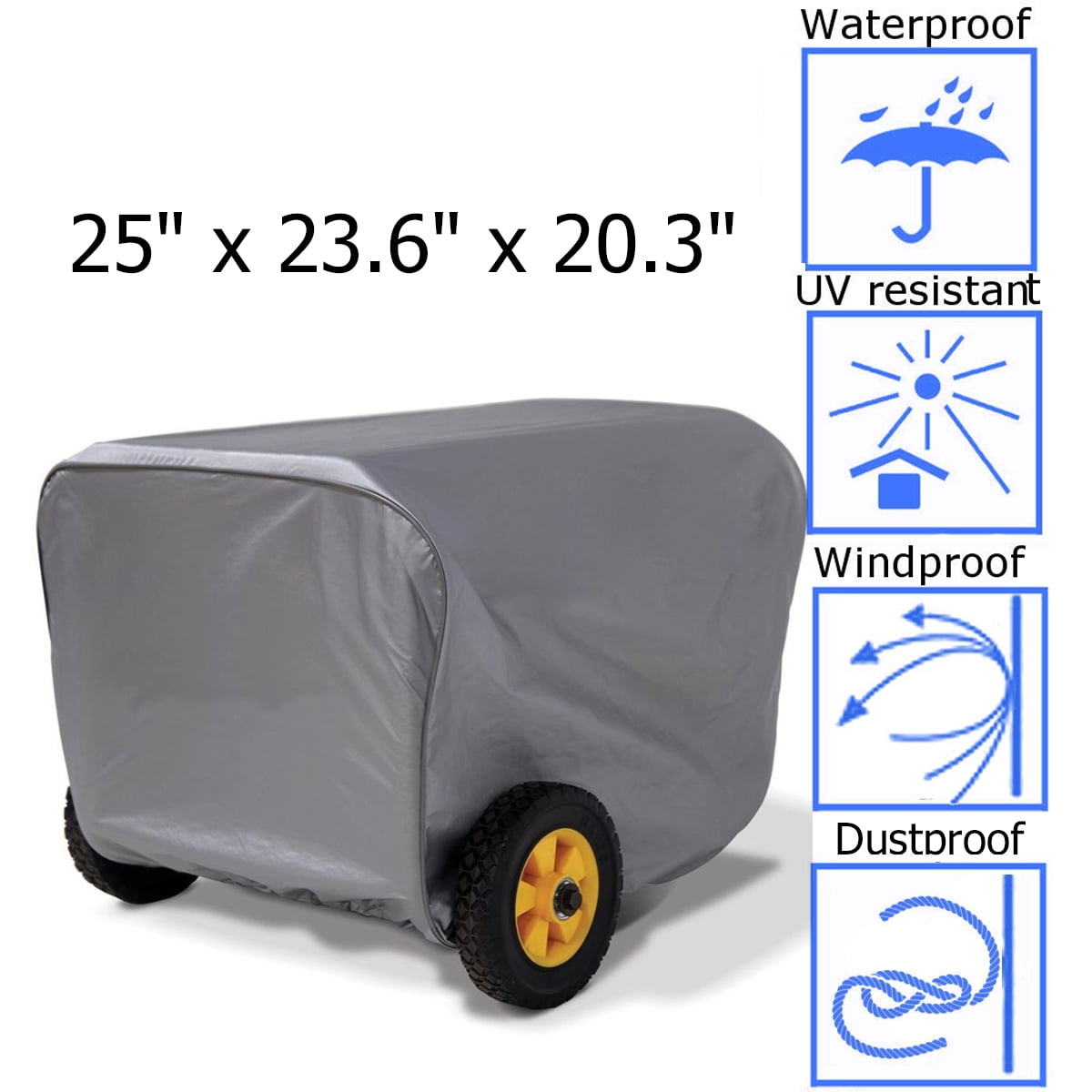 Portable Generator Cover Weather Resistant Weatherproof Dustproof ...