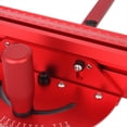 1 Set Miter Gauge and Fence with Track Stop Sawing Assembly Angle Ruler ...