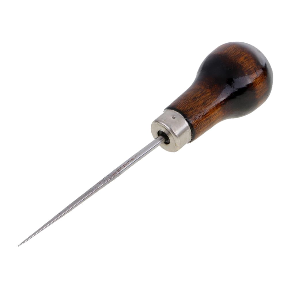Pack of 10 Gourd Shape Wooden Handle Scratch Awl For Leather Awl Maker ...