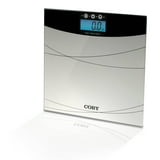COBY Digital Bathroom Scale with Color Changing LCD Display and BMI ...