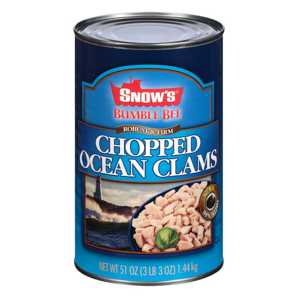 Bumble Bee Snow's Chopped Ocean Clams, 51 Oz - Walmart.com