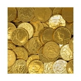 Fort Knox Milk Chocolate Coins, Gold Foil Wrapped, Half Dollar Shape, 2 ...