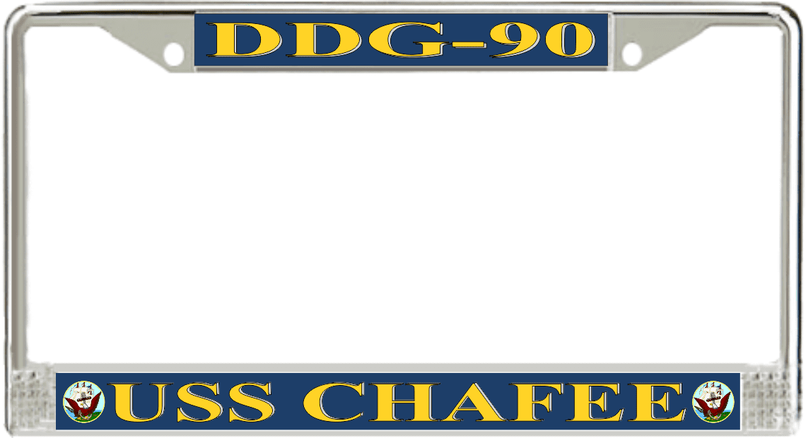USS Chafee DDG-90 License Plate Frame - Walmart.com