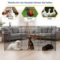 FDW 36 inch Dog Pen Playpen Puppy Pet Playpen 8 Panel Metal Portable ...