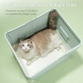 Hooded Fully Enclosed Litter Box with Drawer, Odor Control Indoor ...