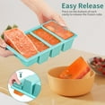 TINANA 2 Pack Silicone Freezing Tray with Lid, 1 Cup Food Molds for ... TINANA 2 Pack Silicone Freezing Tray with Lid, 1 Cup Food Molds for ...