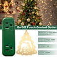 SHIQI-Touch Control Christmas Tree Ornament, Light Switch On/Off ...