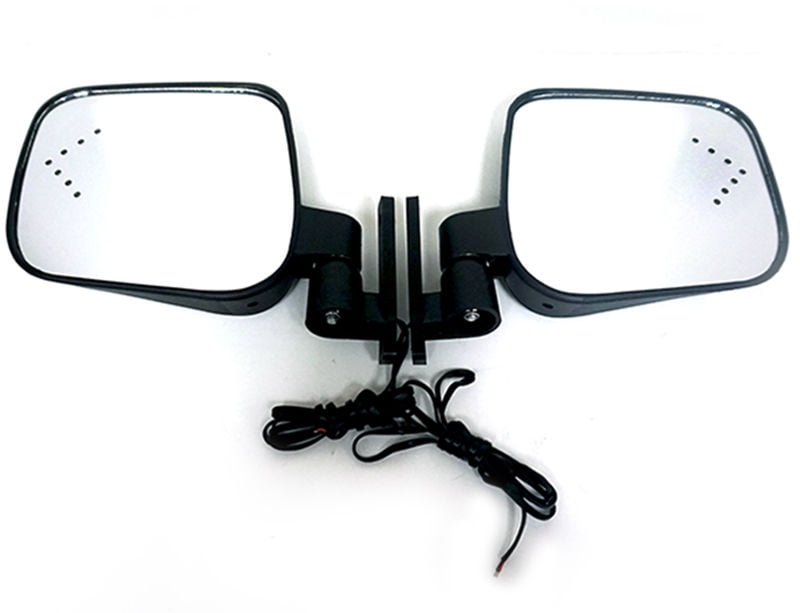 Golf Cart Universal Side Mirrors with Blinkers - Walmart.com