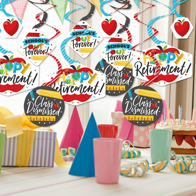 Teacher Retirement Party Centerpieces