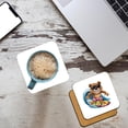 3drose, Cute Smiling Brown Bear Wave Surfer. Funny, Summer Gift for ...