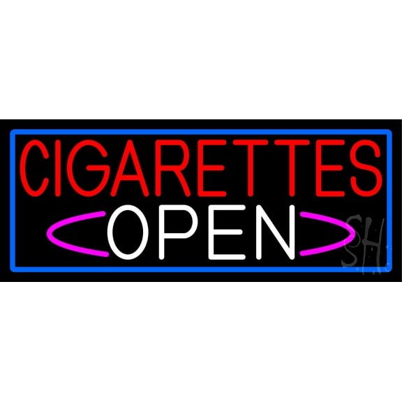 Yellow Bar Open Inside Blue Star LED Neon Sign 24 x 24 - inches, Clear ...