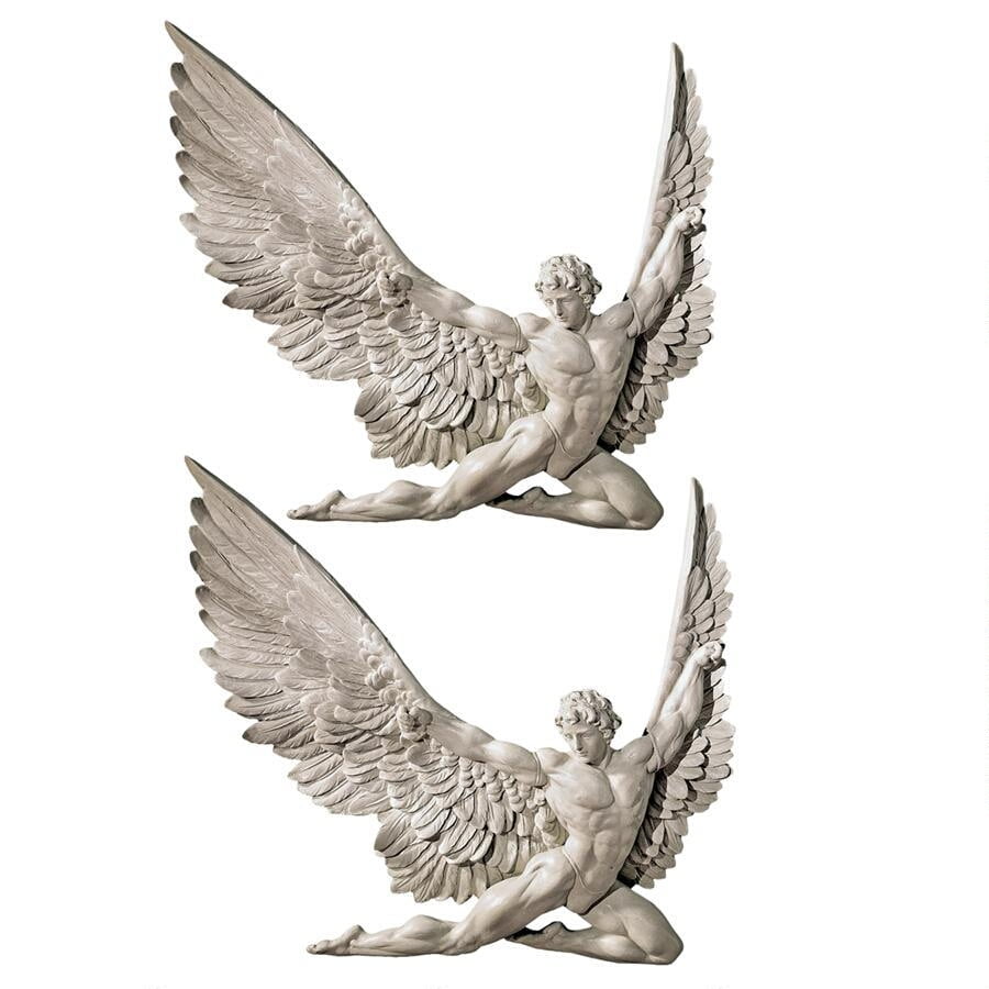 Design Toscano Icarus Wall Sculpture - Set of Two - Walmart.com