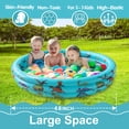"10Leccion Dino Kiddie Pool, Inflatable Child Play Center, Baby Pool ...