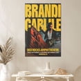 Brandi Carlile Red Rocks Amphitheatre 2025 Tour Poster Music Retro ...