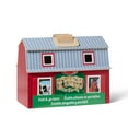 Melissa & Doug Kids Toy Wooden Farm Barn Play Set with 7 Animal Figures ...