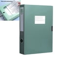 Large Capacity Document Storage Box with Label Window Waterproof ...