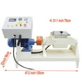 5L Double Arm Z Blade Mixer Heated Kneader for High Viscosity Elastic ...