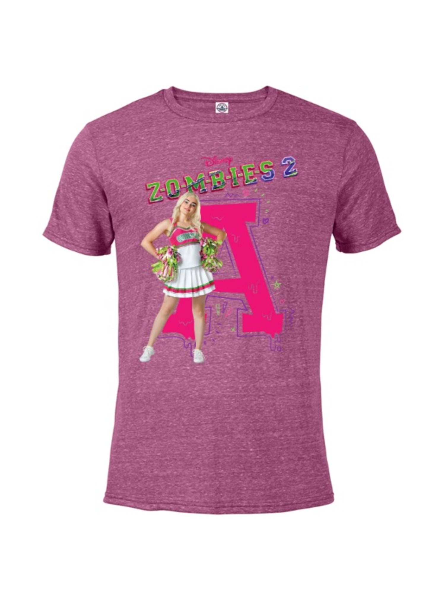 Disney Channel Zombies 2 Addison Cheer A - Short Sleeve Blended T-Shirt ...