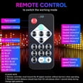 6 Pack Disco Ball Party Lights RGB DJ Strobe Light Lamp, 7 Modes Sound ...