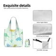 Cute Cartoon Dinosaurs Foldable Reusable Shopping Bag Large Capacity ...