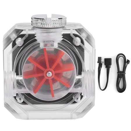 PC Water Flow Meter Indicator, G1/4 Thread Computer Water Cooling Flow ...