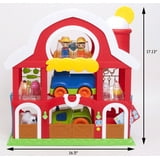 Kid Connection Farm House Play Set with Animals - Lights Up with Sound ...