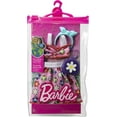 Barbie Fashion Pack of Doll Clothes, Complete Look Set with Flower ...