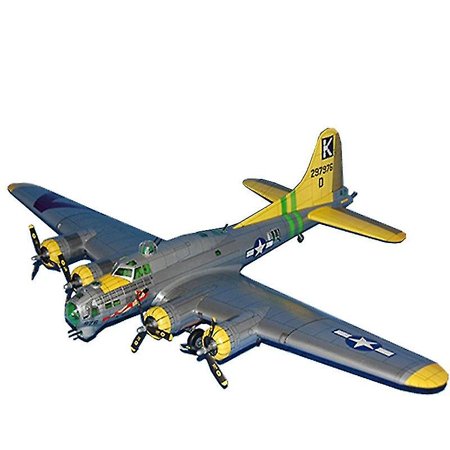 Air Fortress Bomber 3d Paper Model Space Library Papercraft | Walmart ...