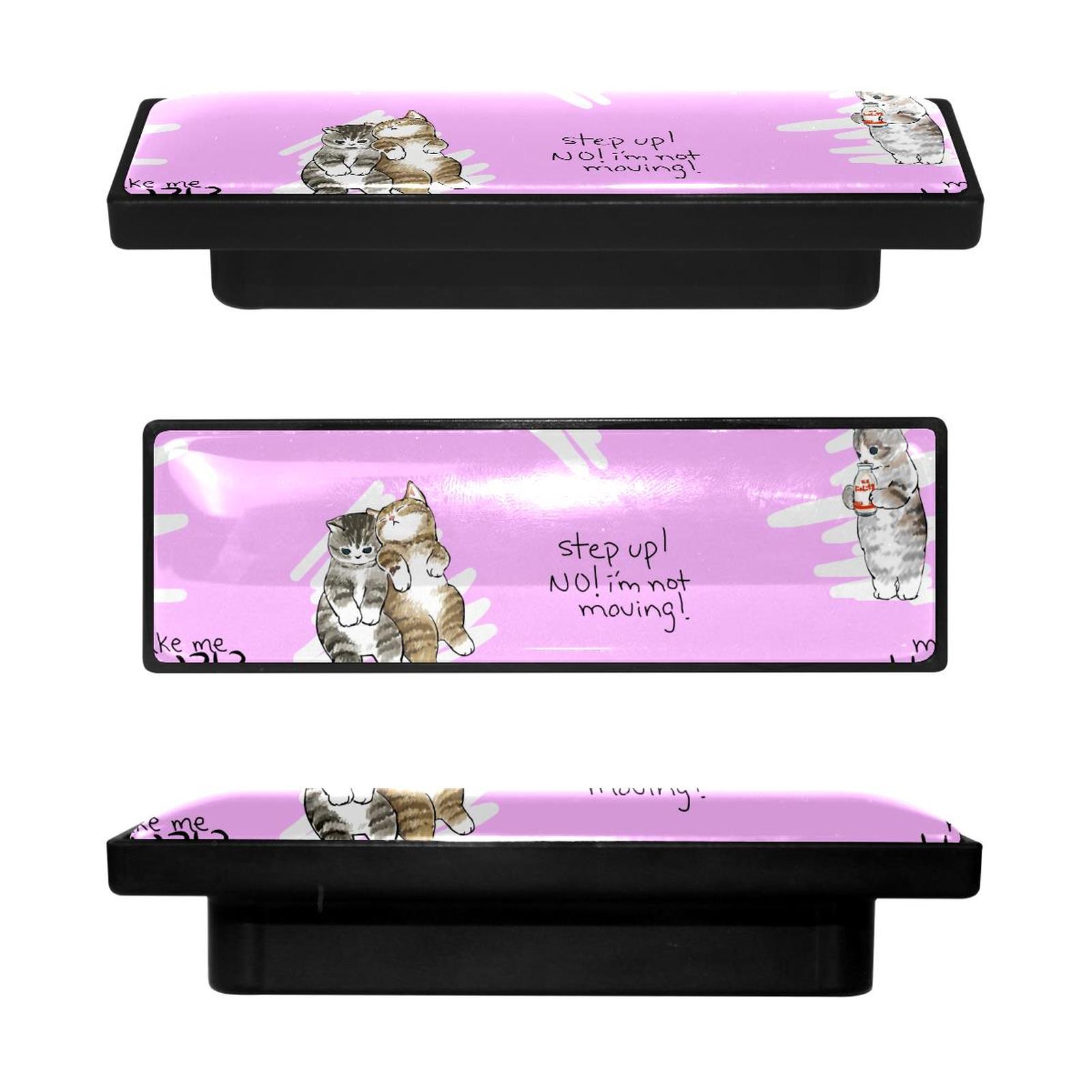 4 Pcs Rectangle Cabinet Handle Cupboard Knob Drawer Pulls Handle Cat ...