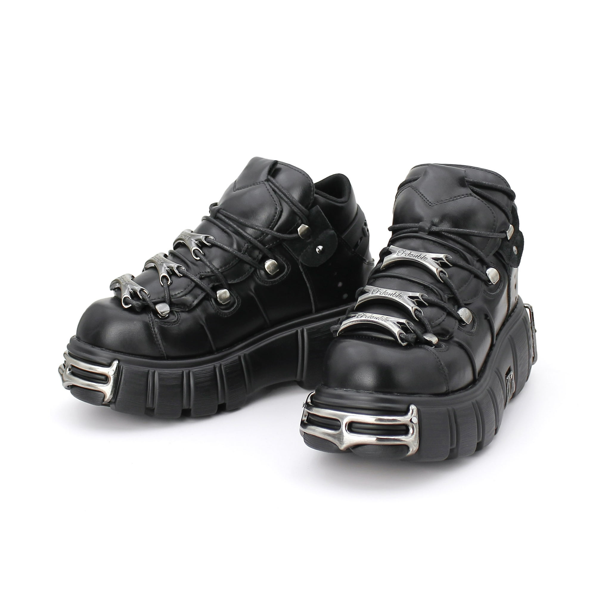 Click here for Lisheng 2024 New Punk Style Women Shoes Lace-Up He... prices