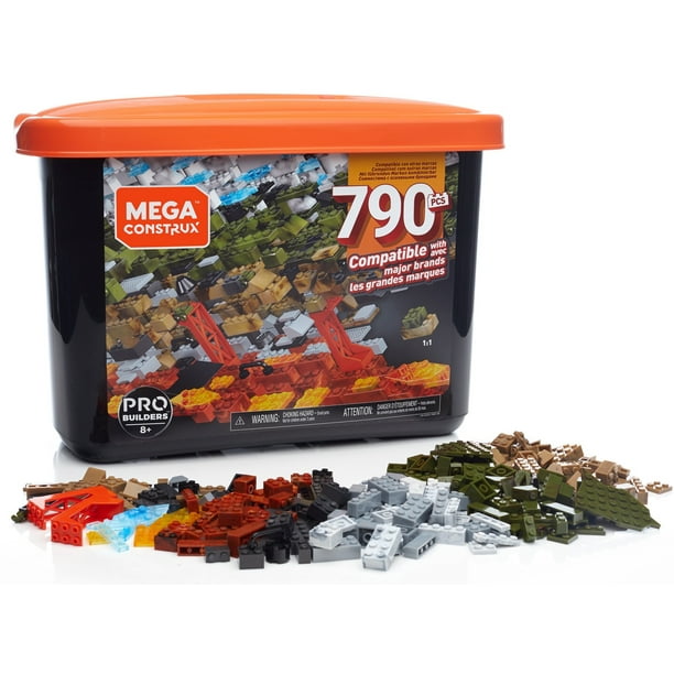 Mega Construx Large Probuilder Tub with 790-Pieces - Walmart.com