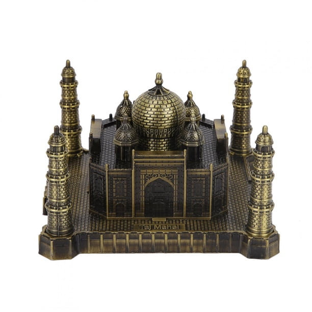Modelo de Taj Mahal de la India, modelo de edificio de fama mundial de ...
