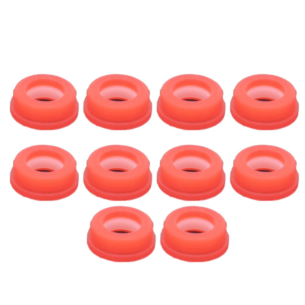 Unbranded Silicone Seal Core Hardware Accessories Silica Gel 17x6.5mm Long-Lasting For Various Pipe Connections 17x6.5mm Other Red