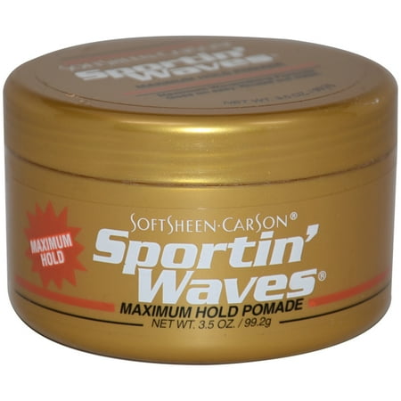 Sportin Waves Maximum Hold Gel Pomade by Soft Sheen for Unisex - 3.5 oz ...
