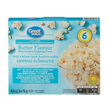 Great Value Theatre Butter Flavoured Popcorn, 150 g - Walmart.ca