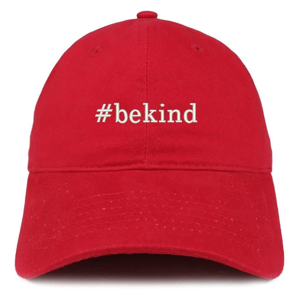 Trendy Apparel Shop Hashtag Be Kind Embroidered Soft Cotton Dad Hat ...