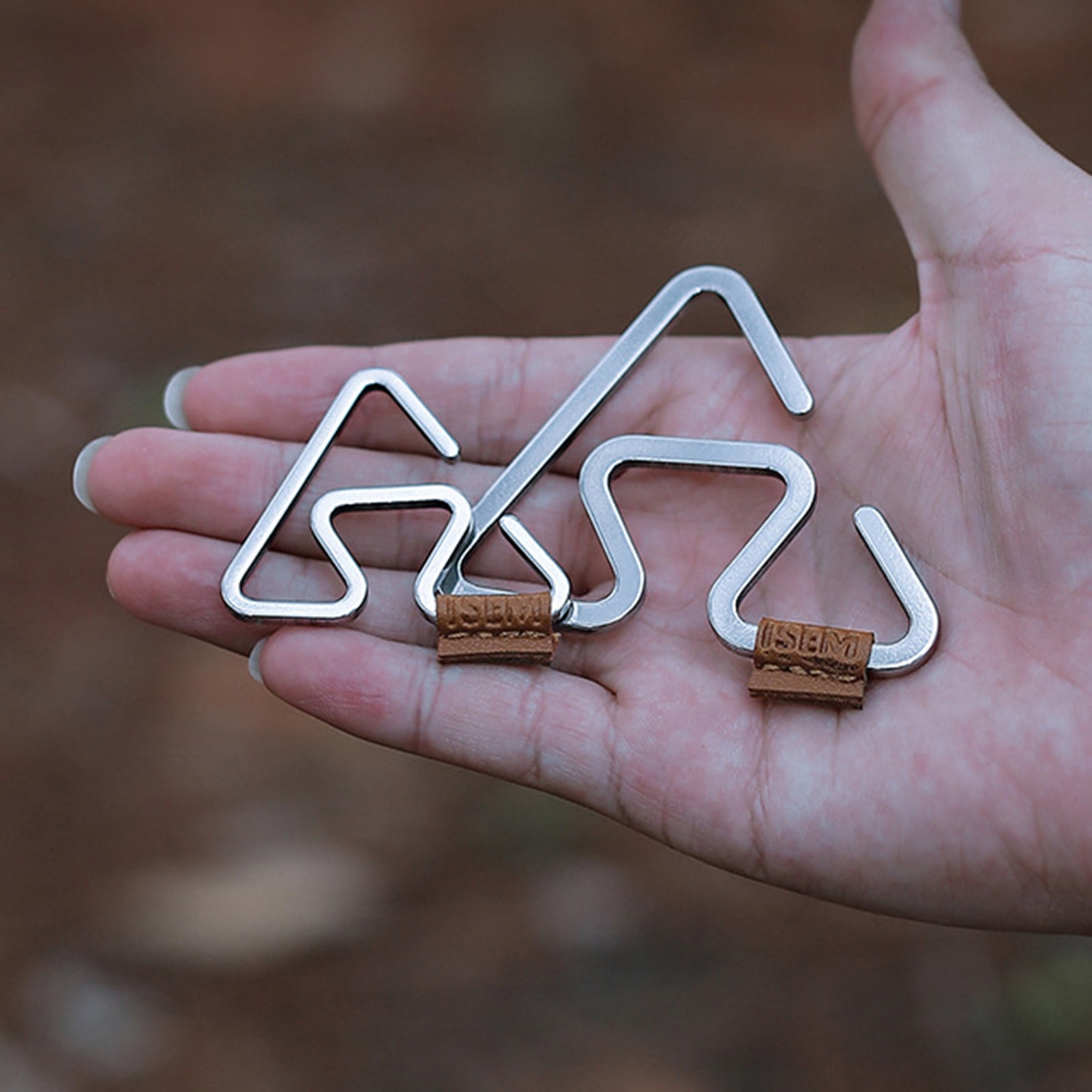Hesroicy Outdoor Hook Multipurpose High Hardness Triangle Space-saving ...