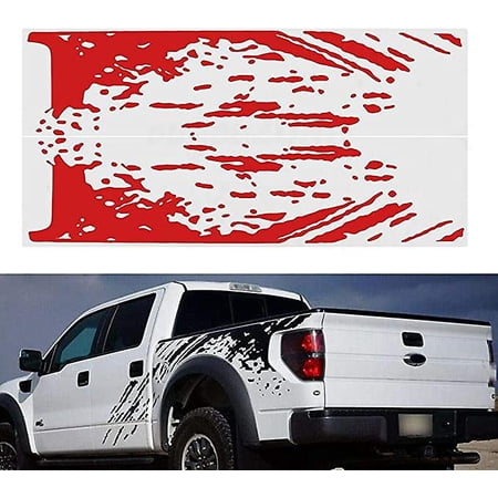 Universal Car Auto Body Side Bed Mud Splash Kit Racing Decal Sticker ...