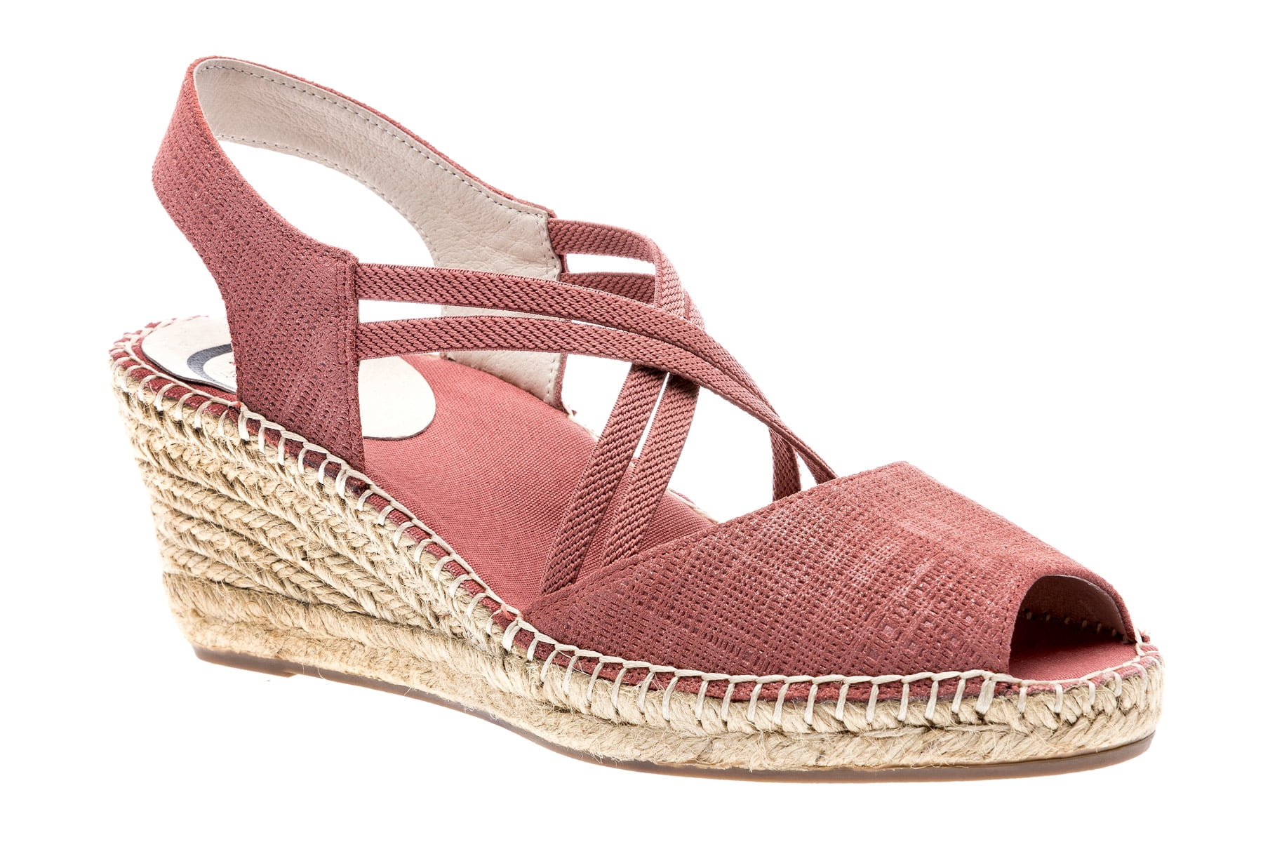 ABEO Delano Neutral - Wedge Sandals in Orange - Walmart.com