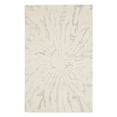 SAFAVIEH Bella Goran Abstract Bursting High-Low Wool Area Rug, Silver ...