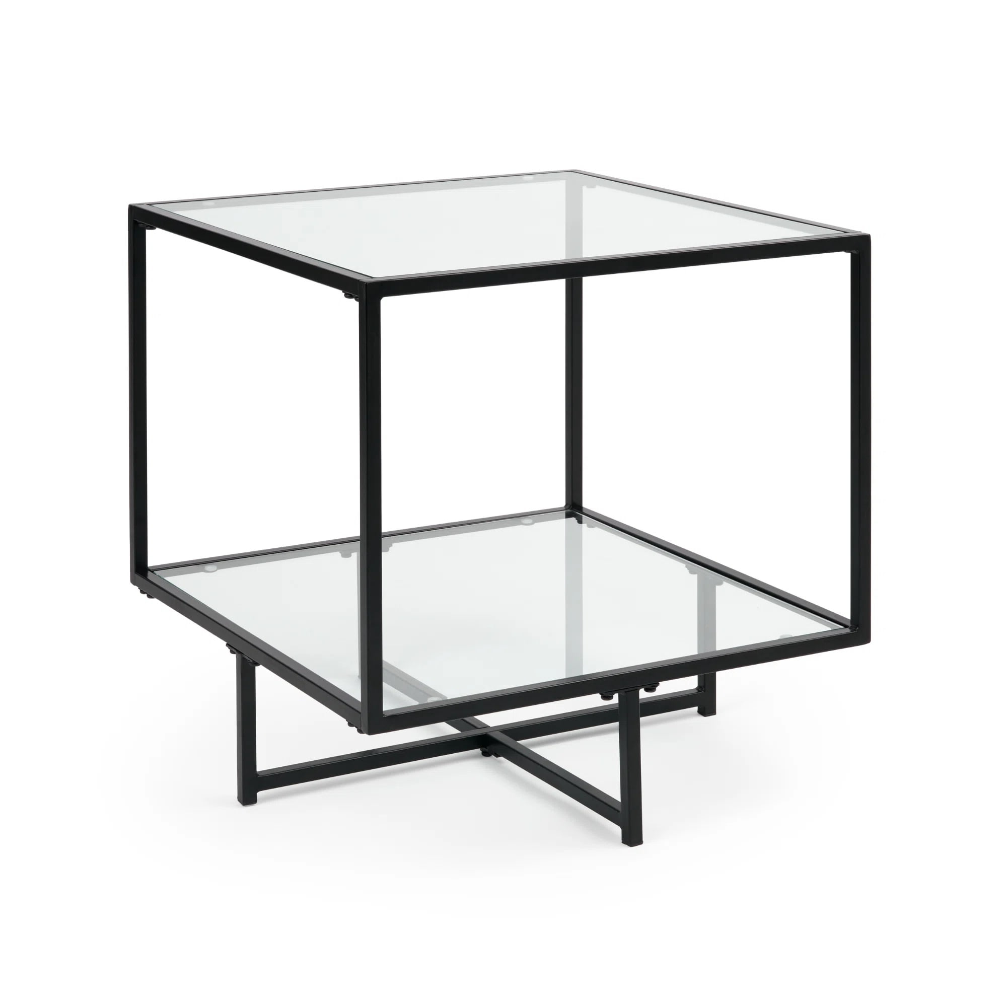 Click here for Toytexx Glass End Table  Modern Side Coffee Table... prices