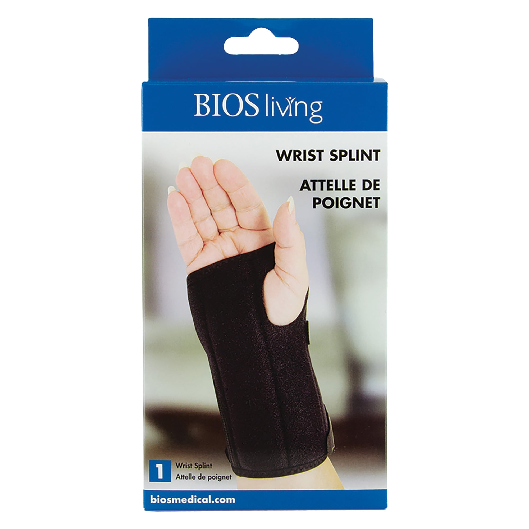 BIOS Living LK047 Adjustable Wrist Splint - Walmart.com