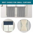 4 Pack Tension Rod Oval Spring Tension Curtain Rod Adjustable 22 to 36 ...