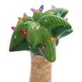 Milltown Merchants Lighted Ceramic Christmas Palm Tree, Tabletop ...