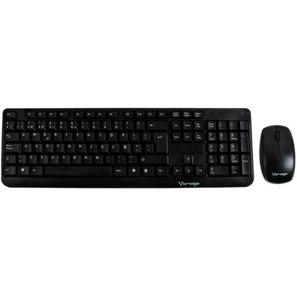 Kit Teclado Y Mouse VORAGO KM-302 Inalambrico Negro Vorago KM-302 ...