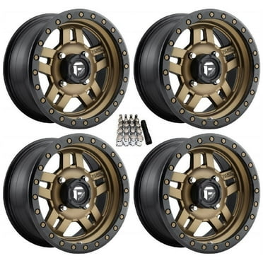 Fuel Lethal UTV Wheels Red/Black 15" Can-Am Maverick X3 / Honda Pioneer 1000 - Walmart.com